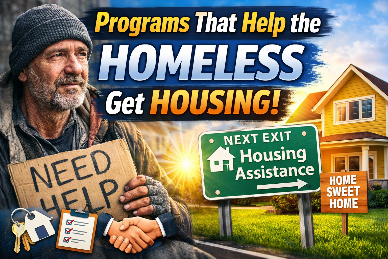 Find Programs that help the Homeless get Housing